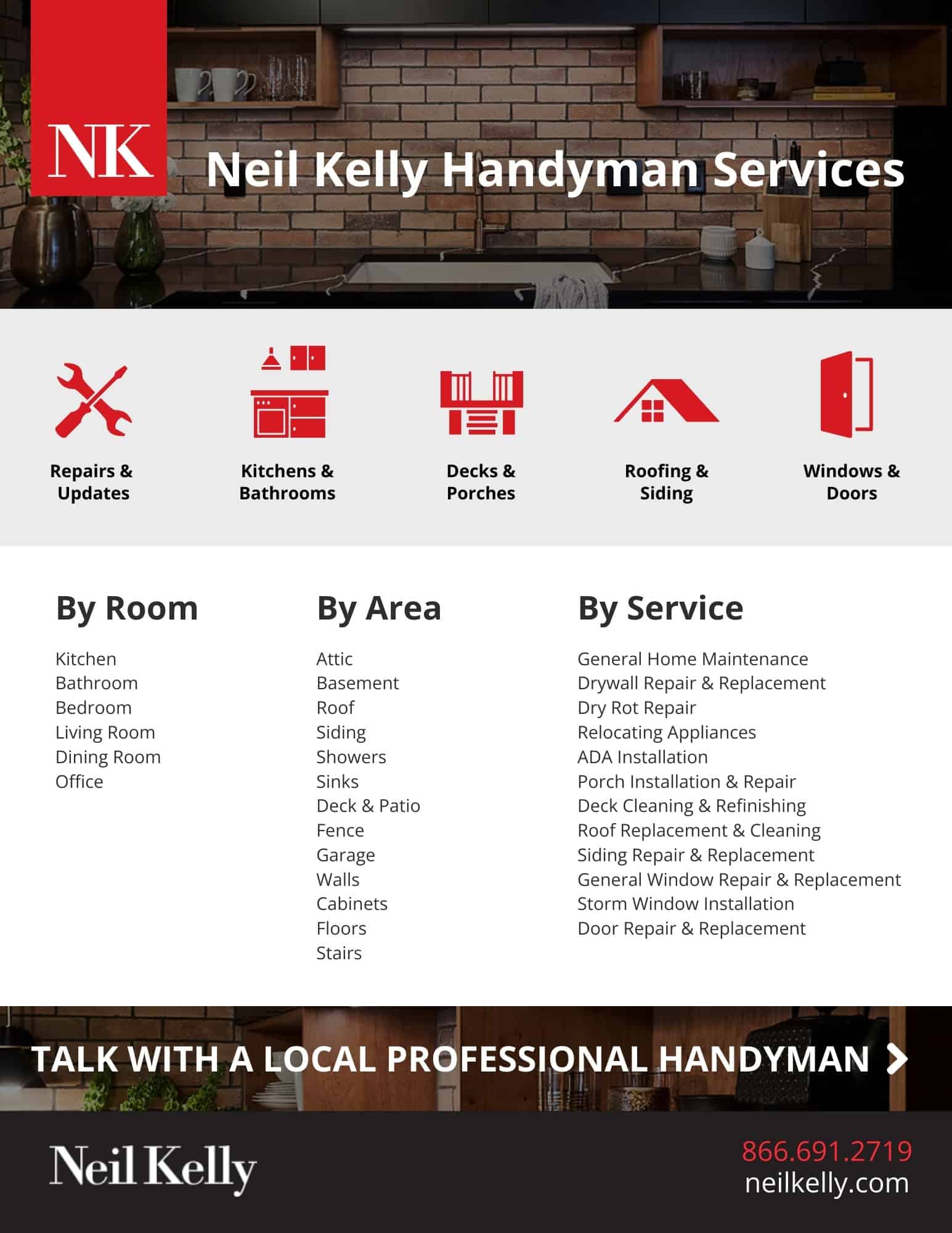 How Handyman Home Fixes Can Help You | Neil Kelly